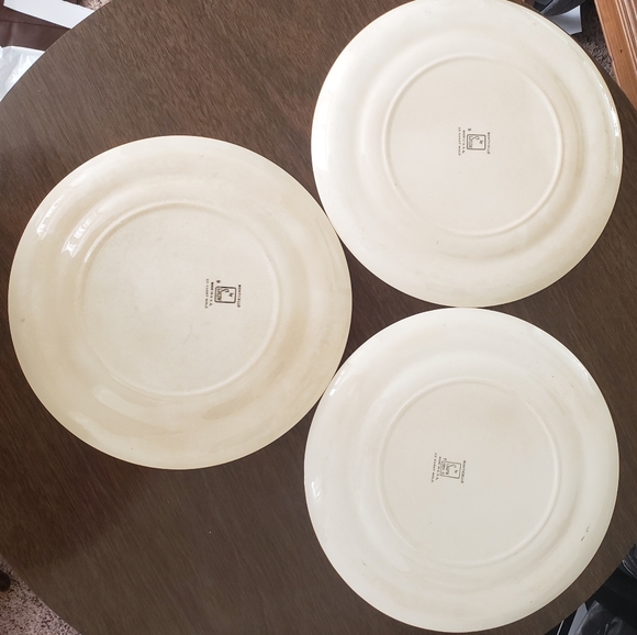 Kitchen | 3 Monticello By Salem 23 Karat Gold China Plates | Poshmark